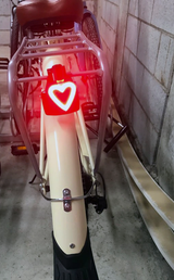 Cyclamore Heart-Shaped LED Tail Light for Bikes | Waterproof ...