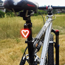 HeartGlow Pro Heart-Shaped LED Tail Light for Bikes | Waterproof ...